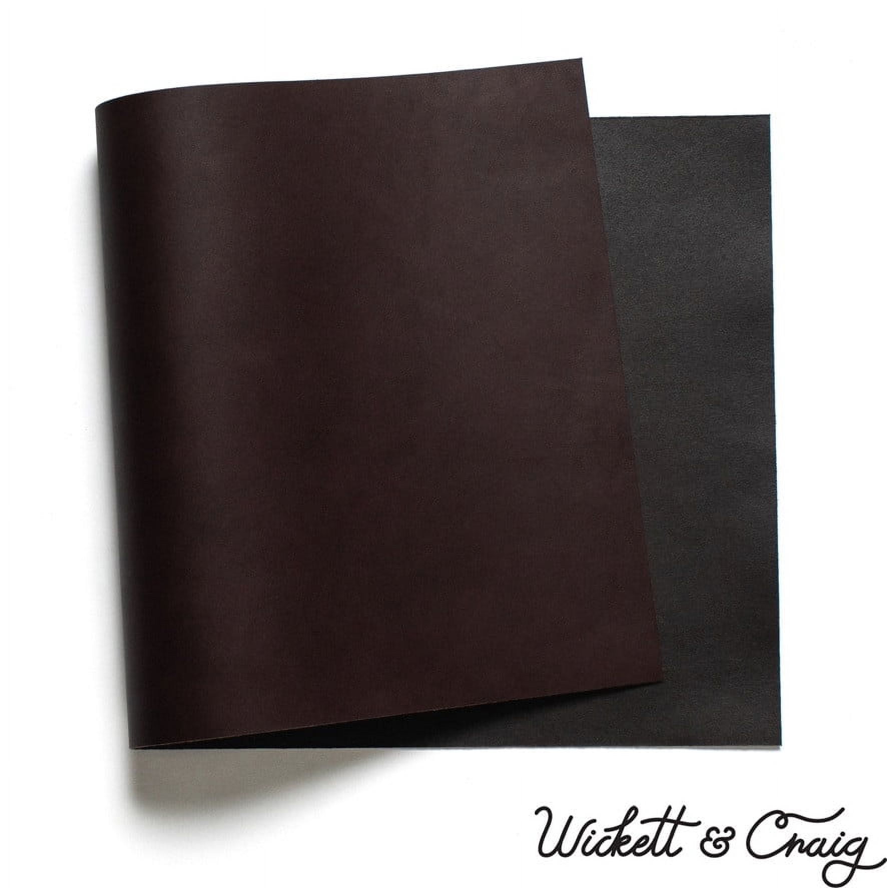 Wickett & Craig English Bridle Leather Panels, Dark Brown - Walmart.com