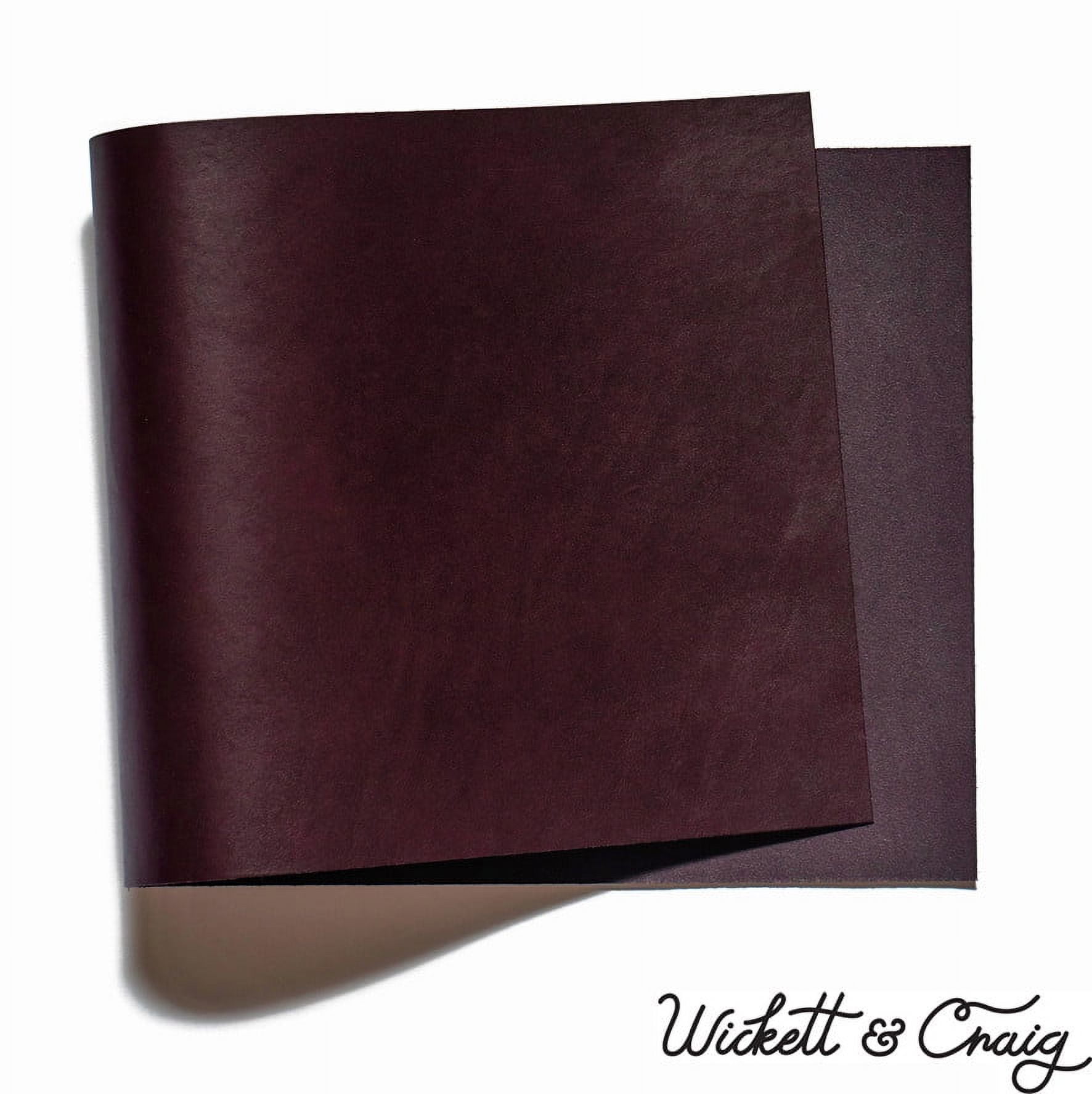 Wickett & Craig English Bridle Leather Panels, Eggplant - Walmart.com