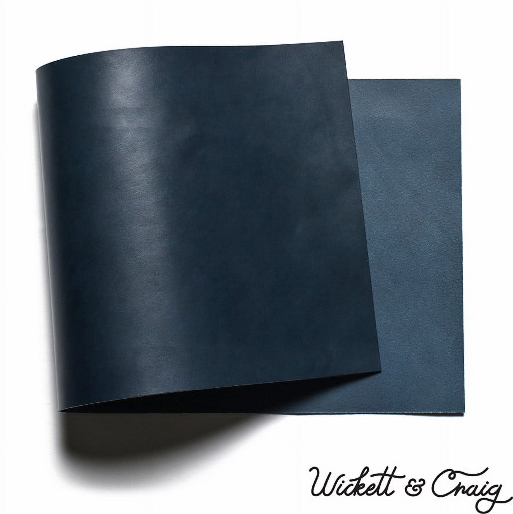 Wickett & Craig English Bridle Leather Panels, Navy - Walmart.com