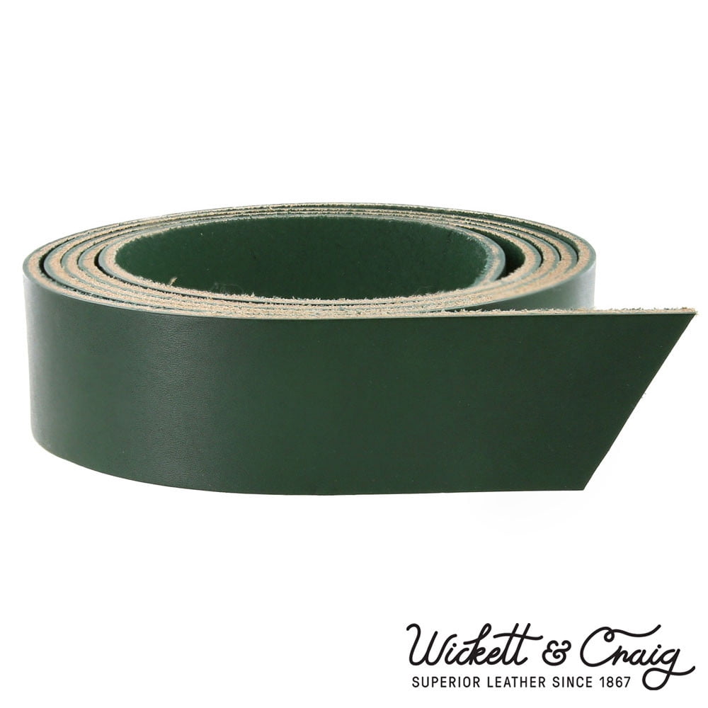 Wickett & Craig English Bridle Leather Strap, Zucchini, 55" to 60" Long ...