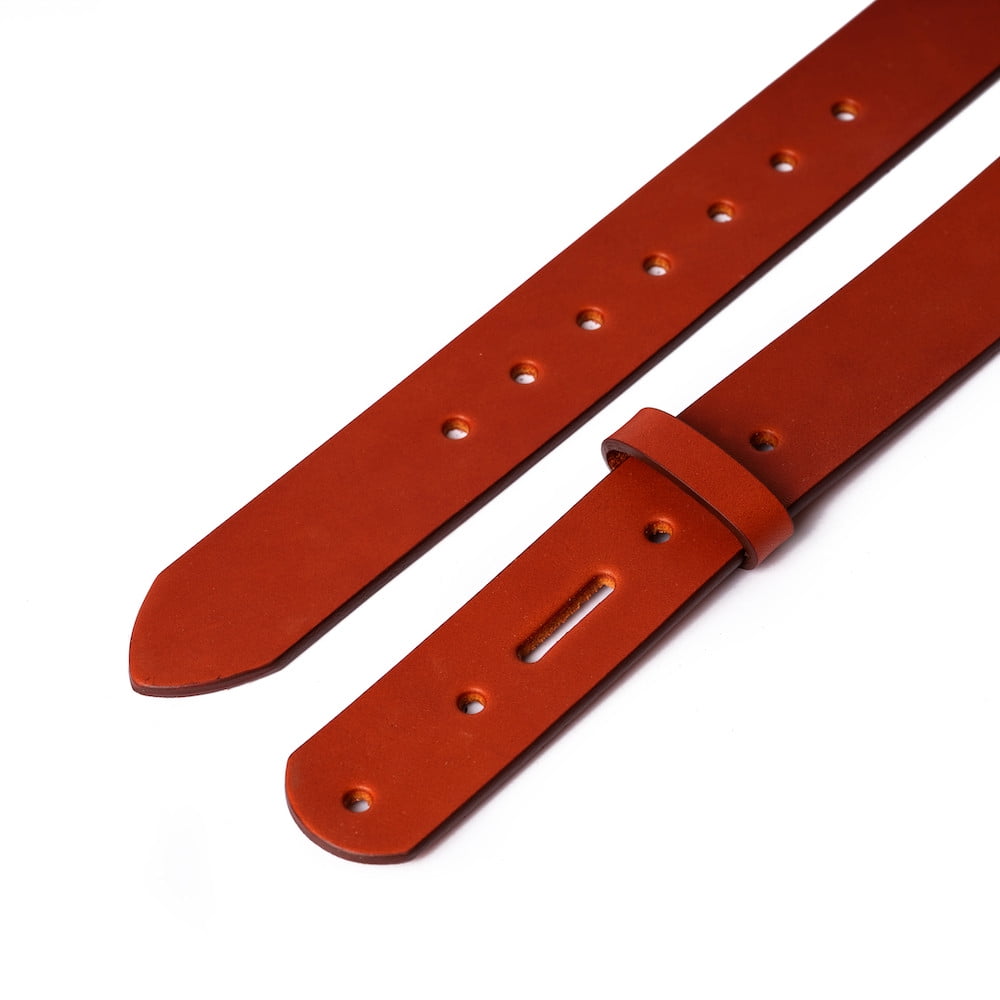 Wickett & Craig Finished Leather Belt, English Bridle, Chestnut ...