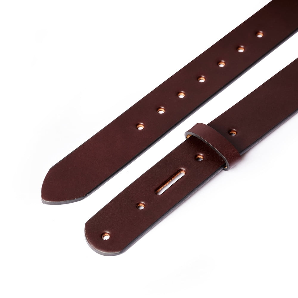 Wickett & Craig Finished Leather Belt, English Bridle, Dark Brown ...