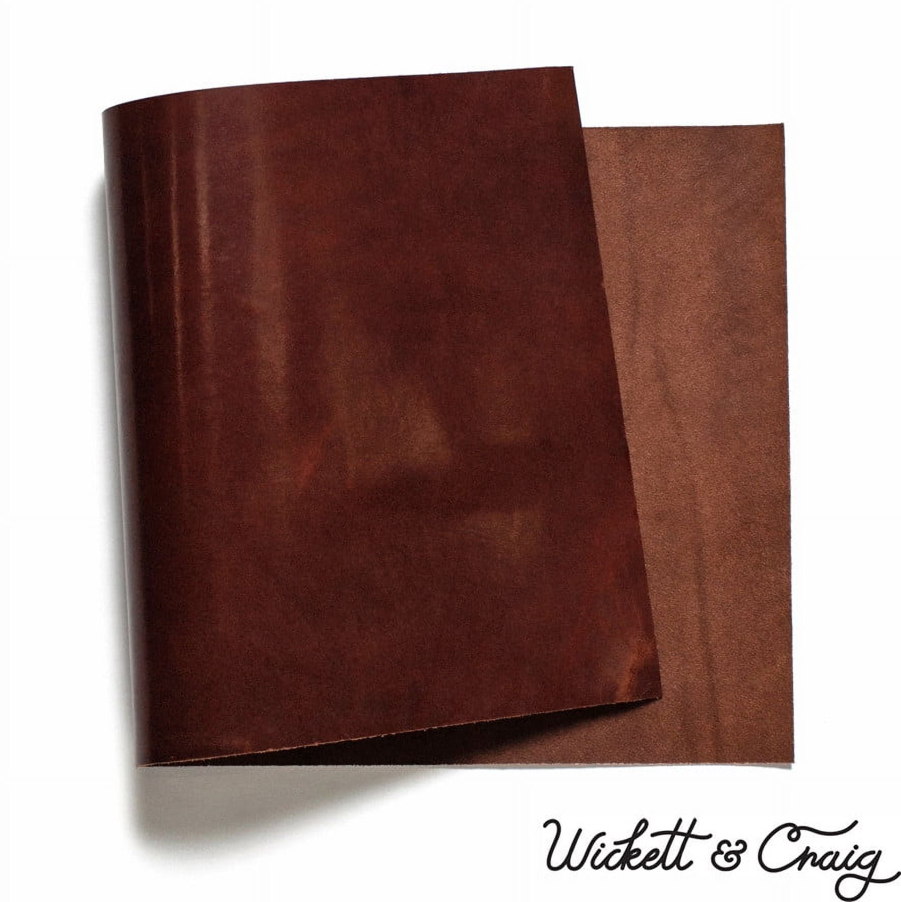 Wickett & Craig Traditional Harness Leather Panels, Medium Brown ...