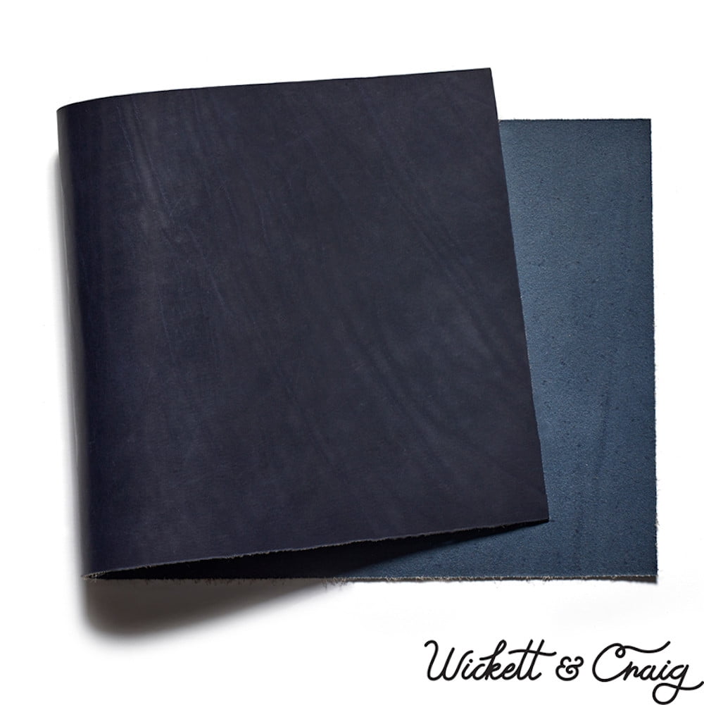 Wickett & Craig Traditional Harness Leather Panels, Navy - Walmart.com