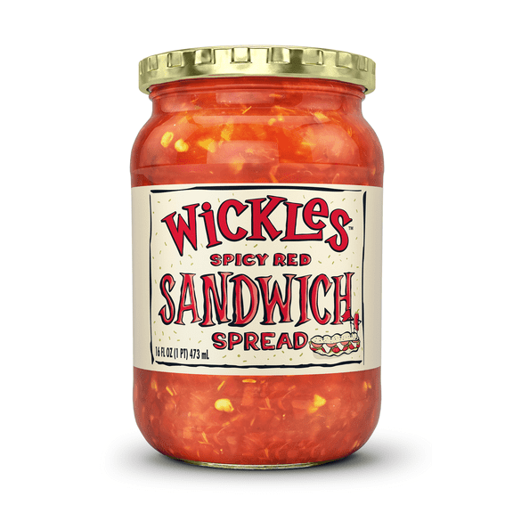 Wickles Pickle Slices 16 fl oz Sweet Spicy Tangy Crunchy for Burgers ...