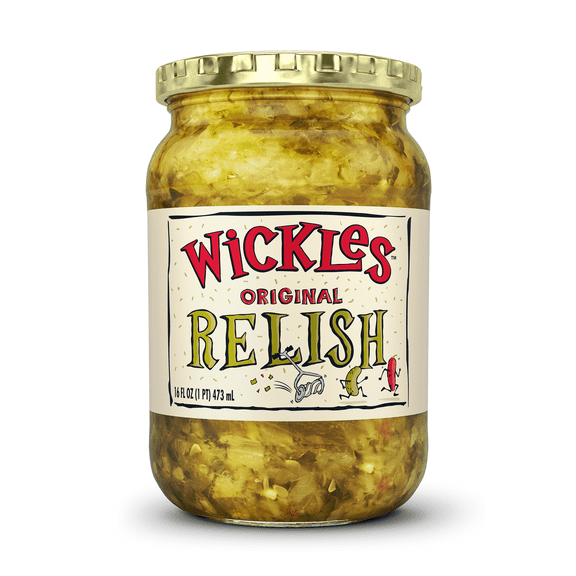 Wickles Pickle Slices 16 fl oz Sweet Spicy Tangy Crunchy for Burgers ...