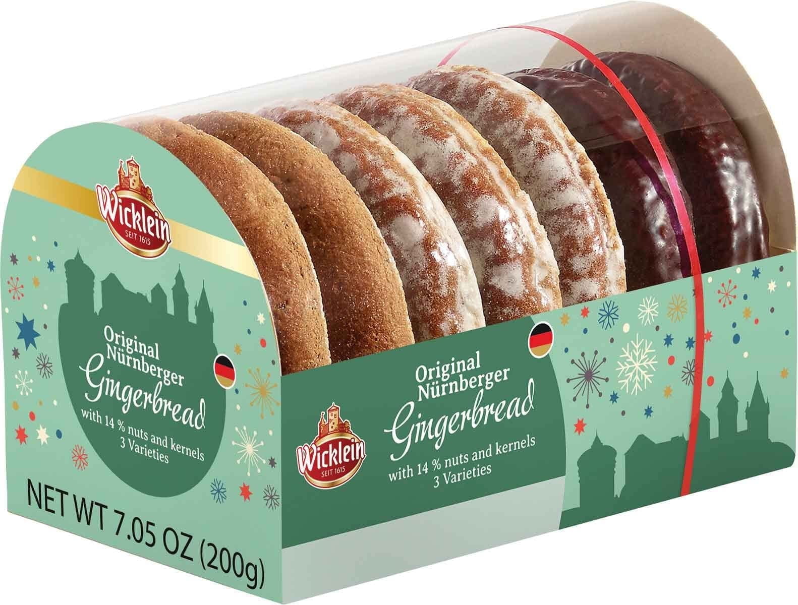 Wicklein Fine Oblaten Lebkuchen Assortment, Gingerbread Cookies ...