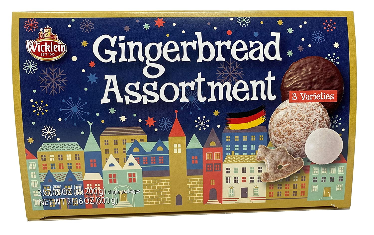 Wicklein Gingerbread Assortment Gift Box, 21 oz - Walmart.com