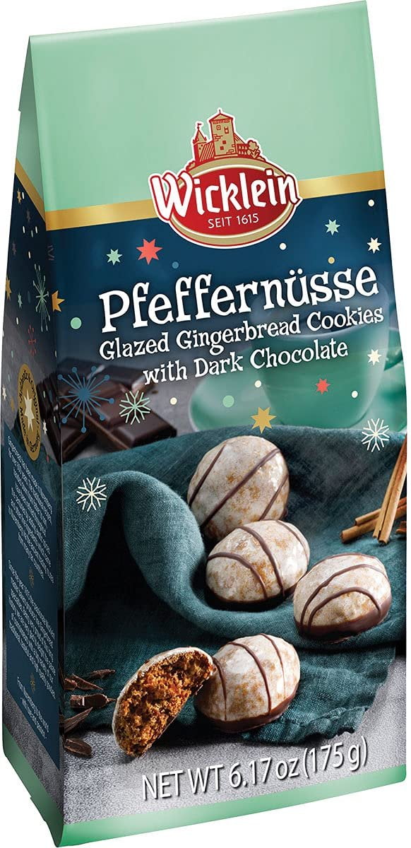 Wicklein Pfeffernusse Glazed Gingerbread with Dark Chocolate Bag, 6.17 ...