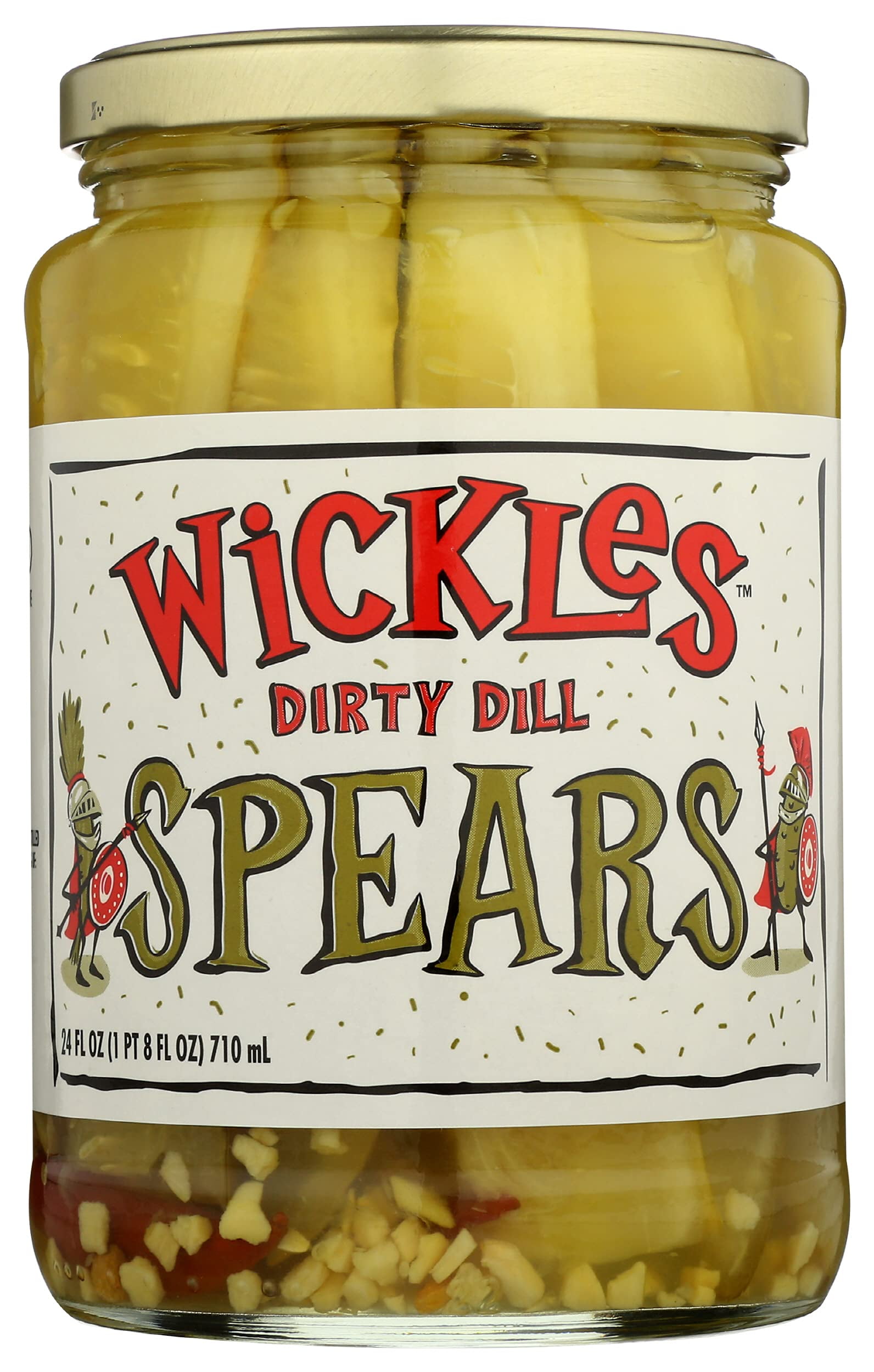 Wickles Dill Pickle Spears (6 Pack) 24 oz - Walmart.com