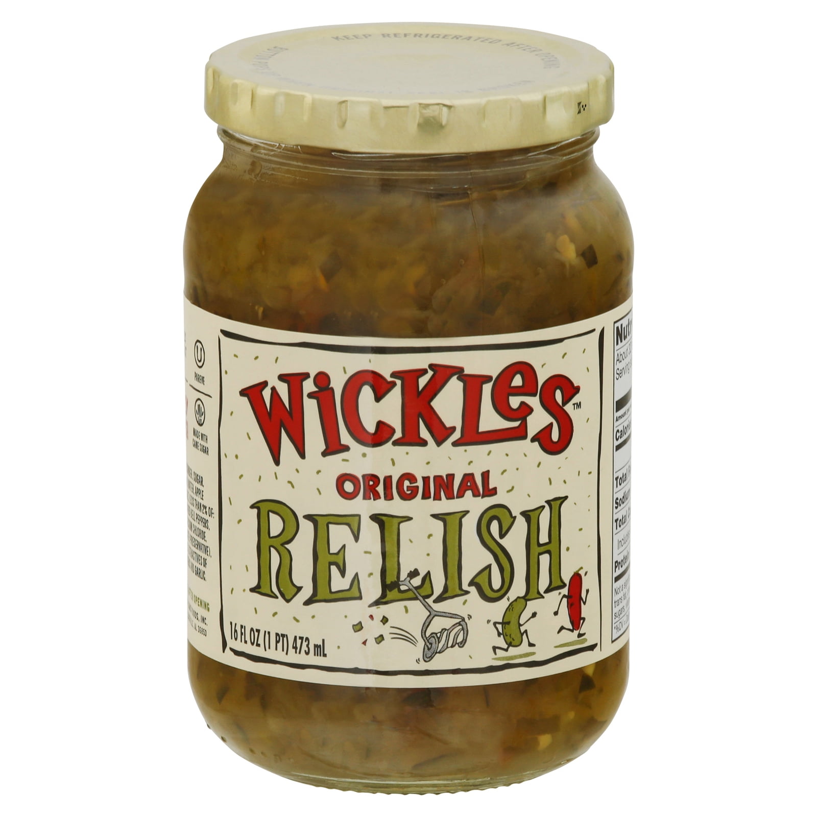 Wickles Relish - Original - Case of 6 - 16 fl oz - Walmart.com