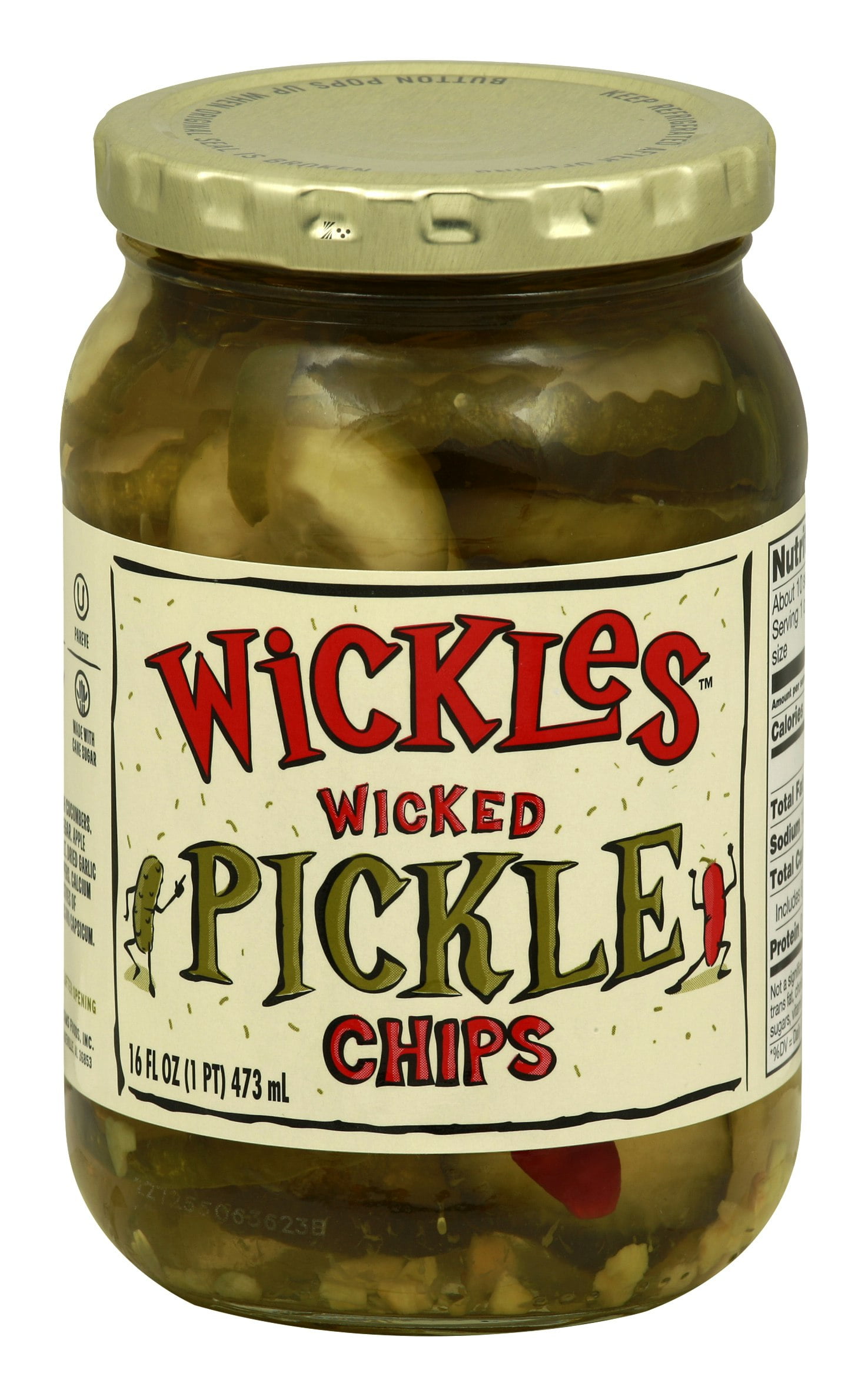 Wickles Wicked Pickle Chips 16 oz (Pack of 6) - Walmart.com