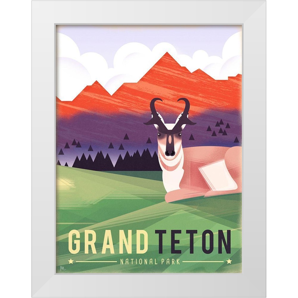 Wickstrom, Martin 25x32 White Modern Wood Framed Museum Art Print ...