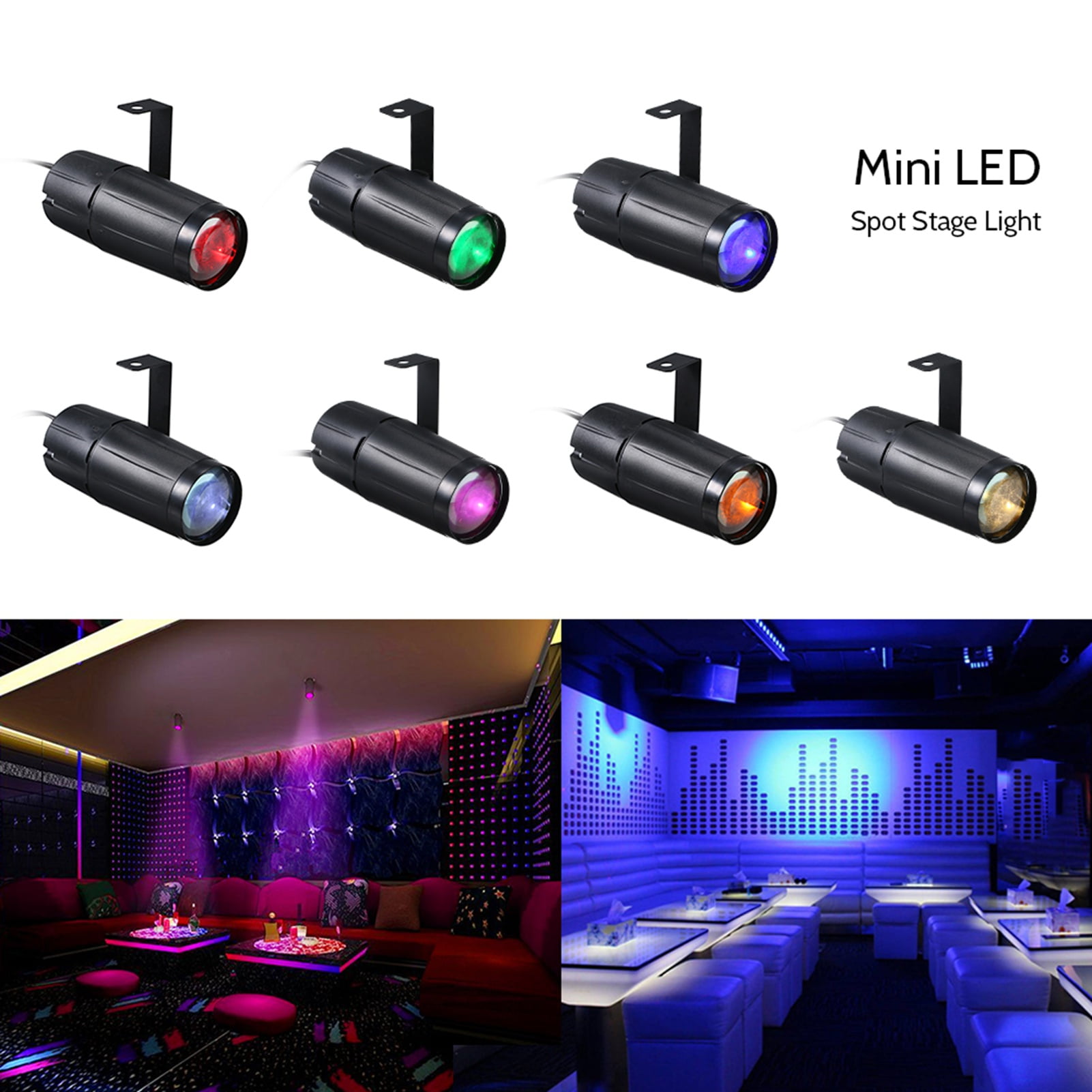 Wide AC90-240V 6W LED Mini Beam Spot Stage Light Lighting Fixture For ...