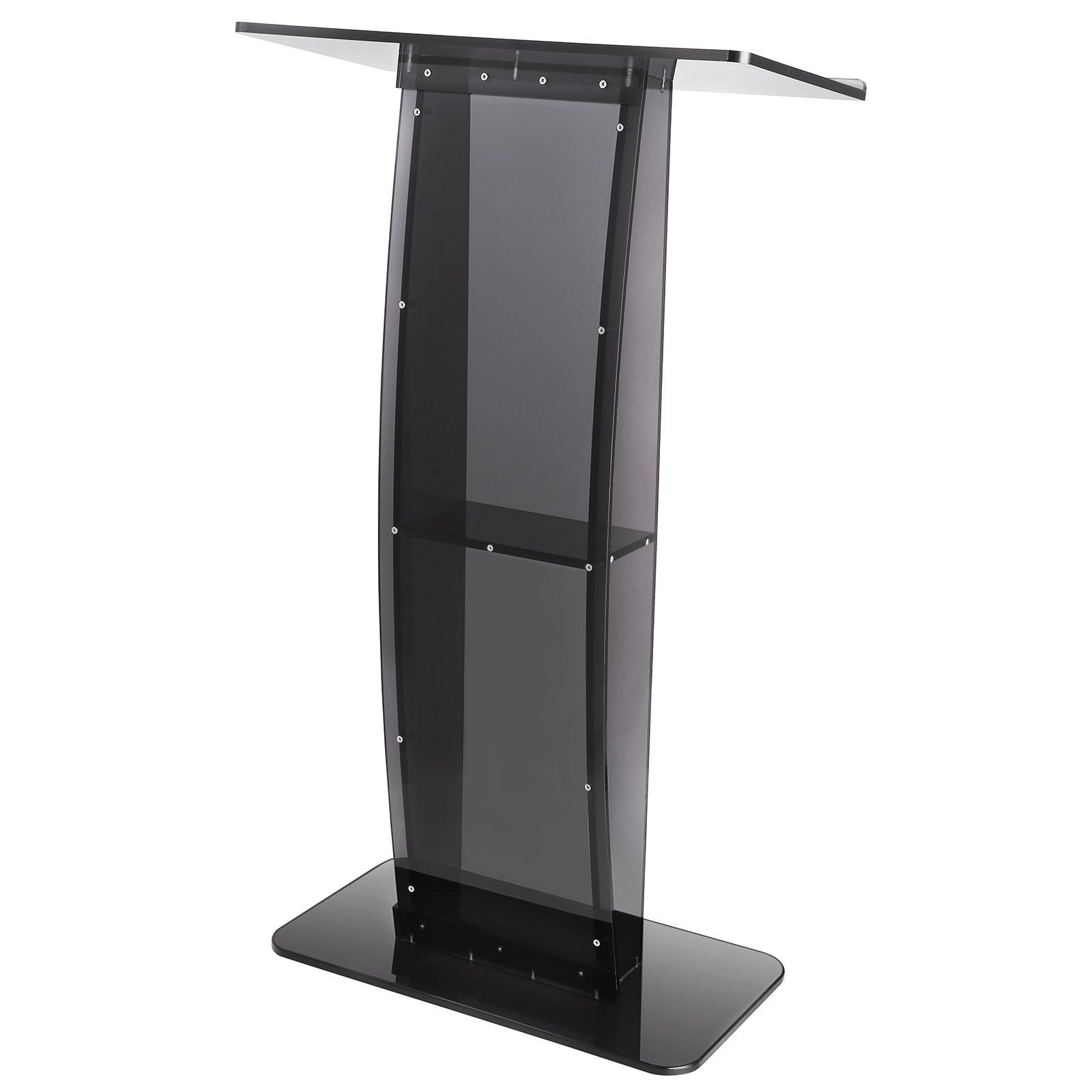 Wide Acrylic Lectern Podium 47" - Clear Pulpit Stand for Presentations ...