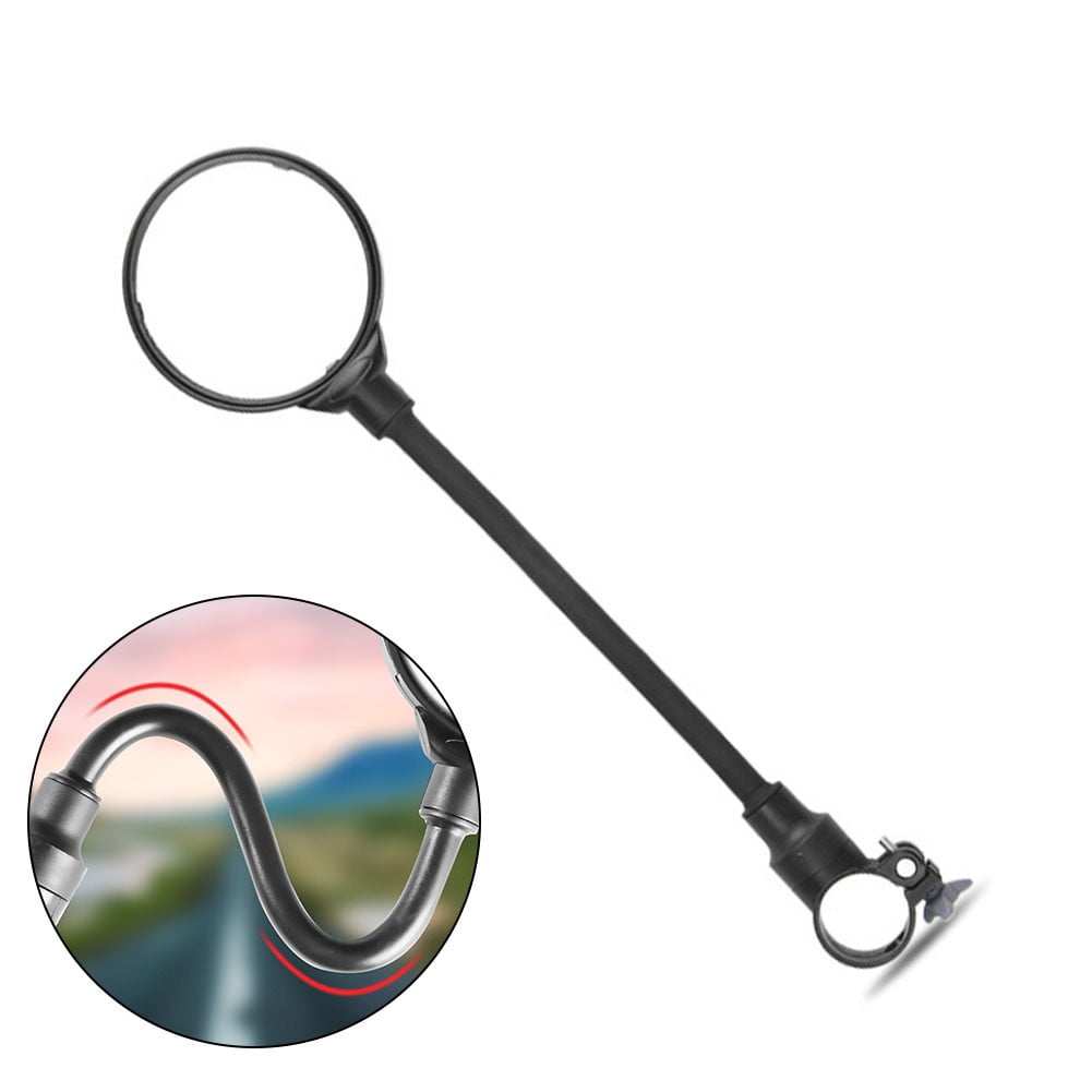 Wide Angle Bendable Mirrors for Motorcycle and Bicycle Easy Install and ...