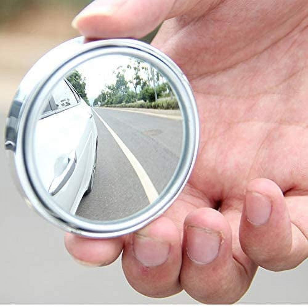Wide Angle Rearview Mirror,2 Pack Hd Car Rear View Mirrors 360 Round ...