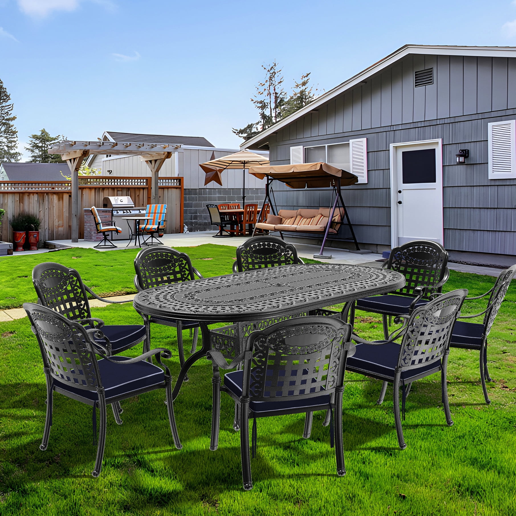 Wide Armrests & Stacking Chairs - Comfortable and Easy-to-Store Outdoor ...