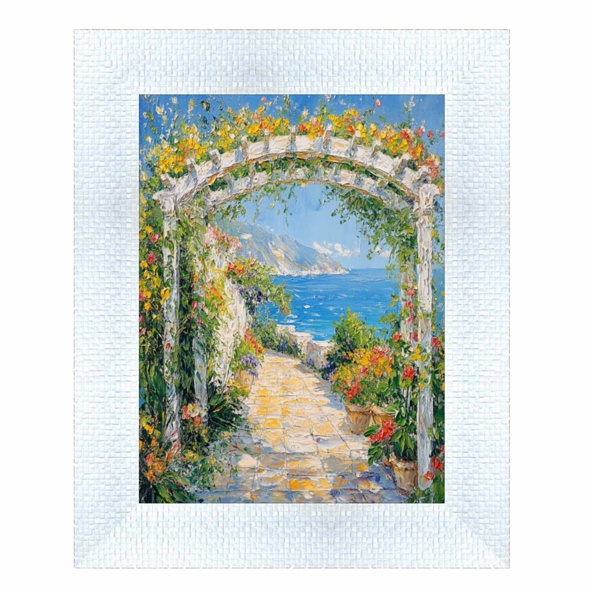 Wide Bright White Glitter Gloss Picture Frame 30x30 frame - Walmart.com