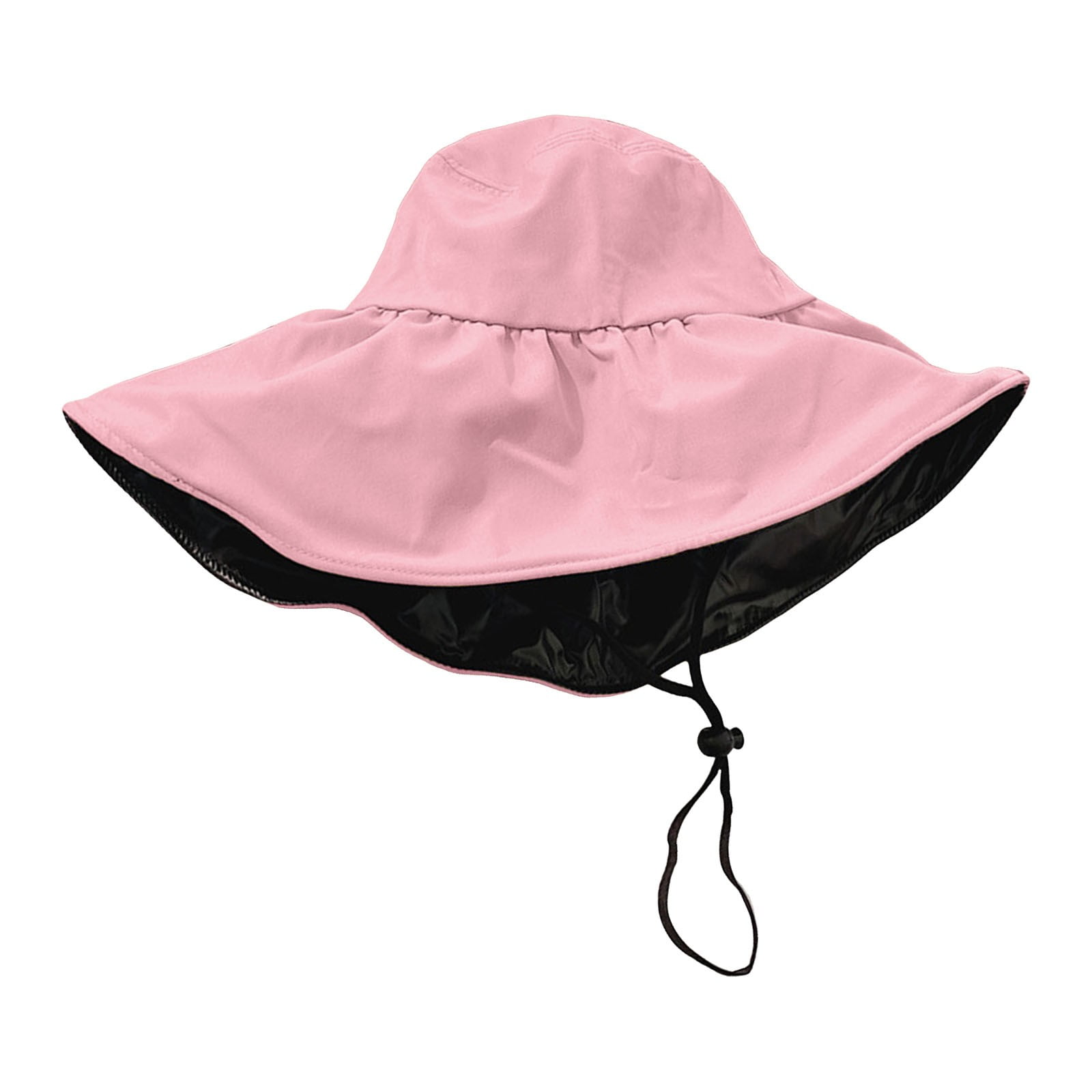 Wide Brim Bucket Hat for outdoor beach, UPF50+ Protect Travel Beach Sun Hat with Semi-Rigid ...