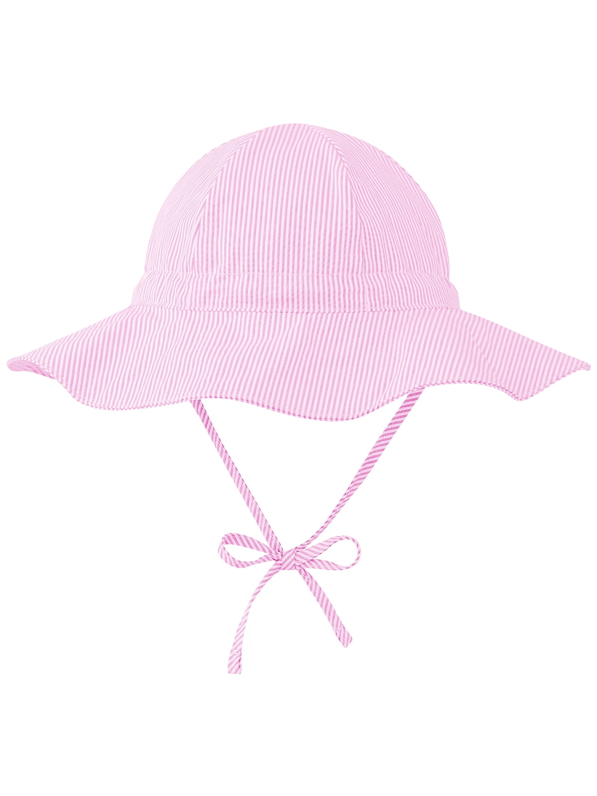 Wide Brim HatsCotton Kids Bucket Hat Ruffled Summer Sun Protection ...