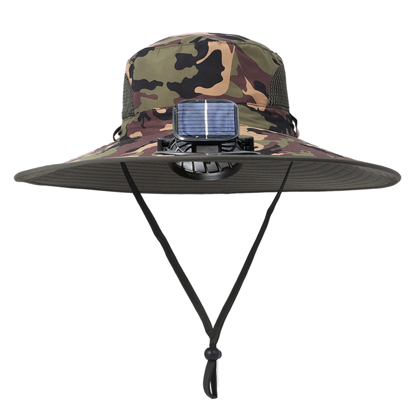 Wide Brim Solar Fan Hat - HA - Walmart.com