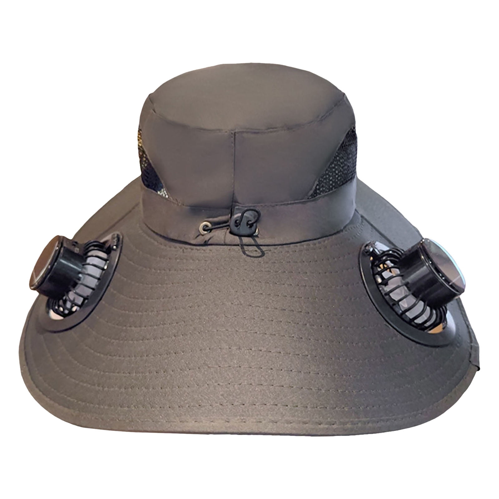 Wide Brim Solar Fan Hat Hat With Fans Solar Power For Men Women Solar ...
