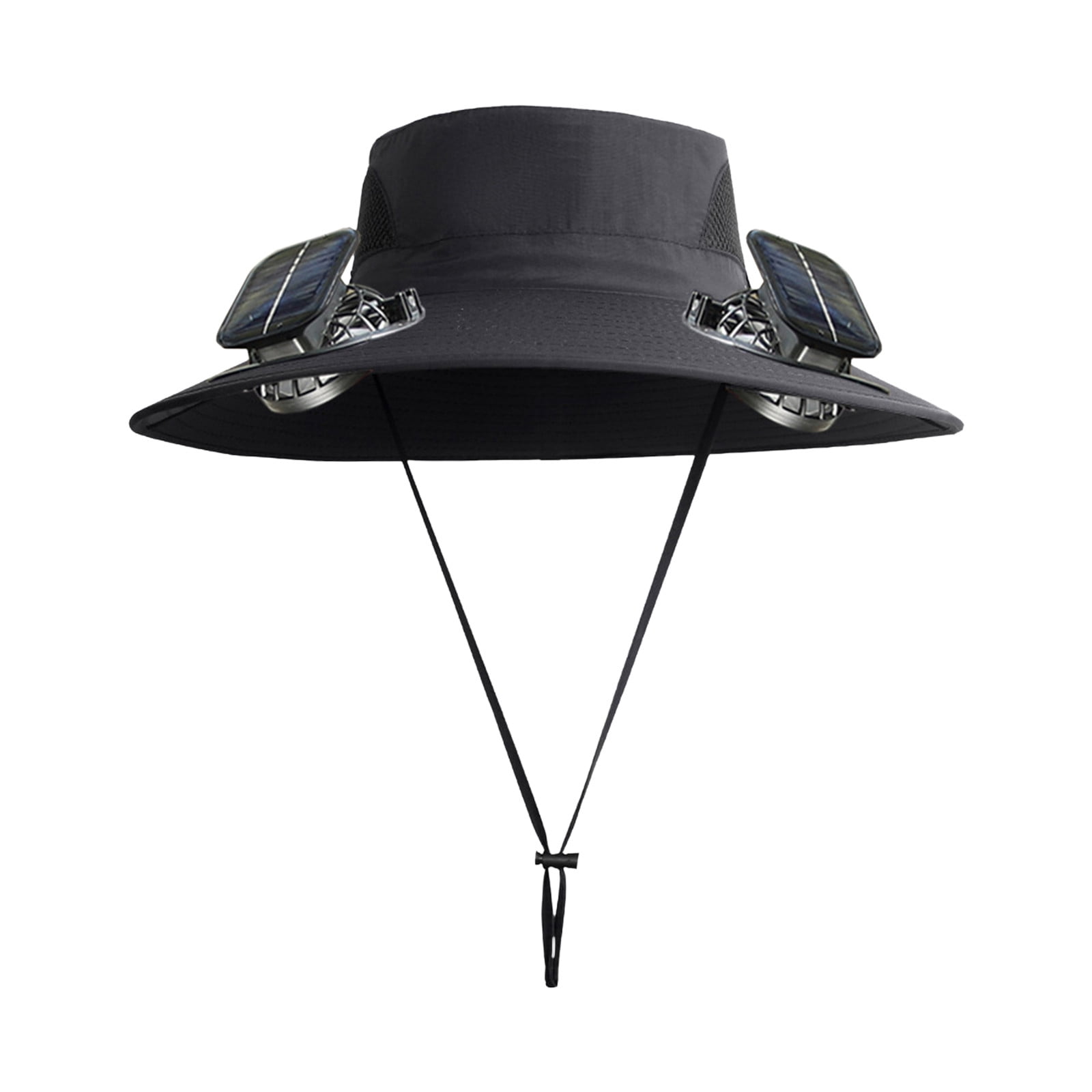 Wide Brim Solar Fan Hat Outdoor Fishing Hat with Fan Built in Sombrero ...
