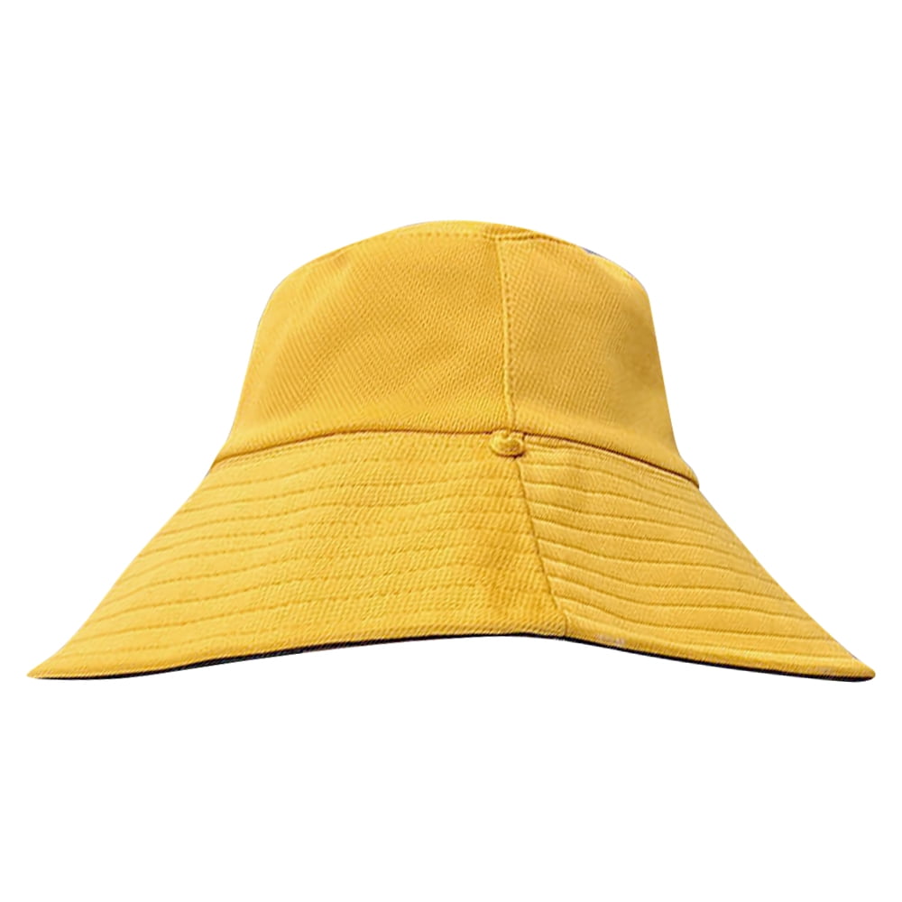 Wide Brim Sun Hat for Men and Women - Beach Hats for Women - yellow ...