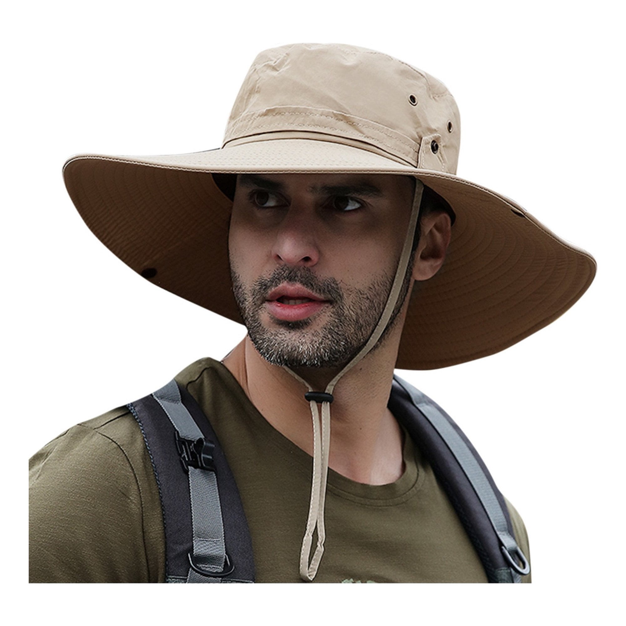 Wide Brim Uv Protection Foldable Bucket Hat - Walmart.com