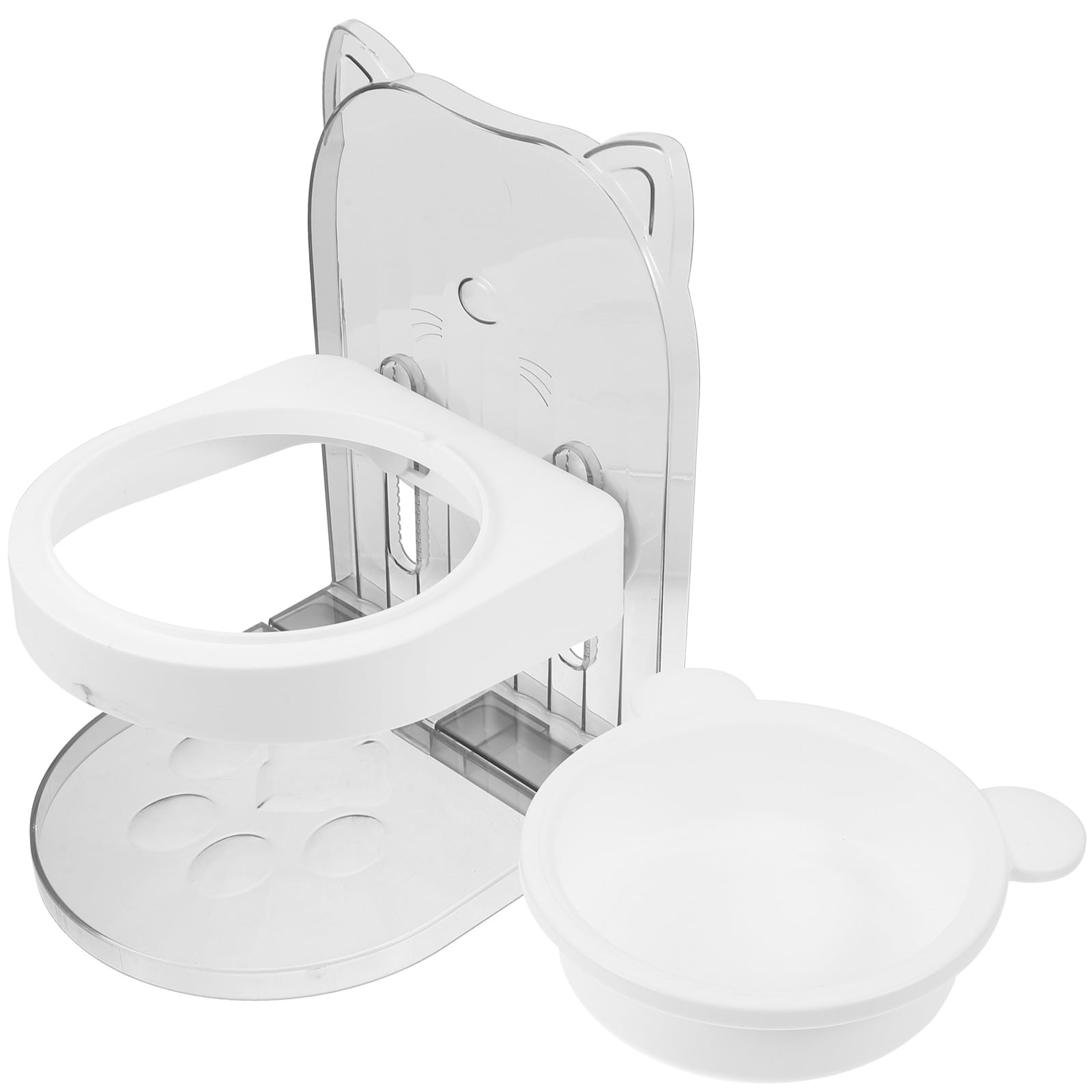 Wide Cat Bowl Pet Health Food Practical Dog Feeding Bowls Elevator Rice ...
