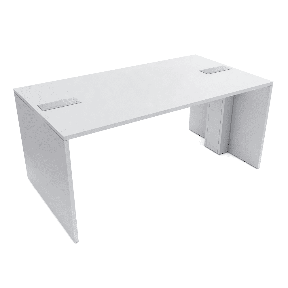 Wide Collaborative Table | 4 Person Face-To-Face Desk | 3x5 All ...