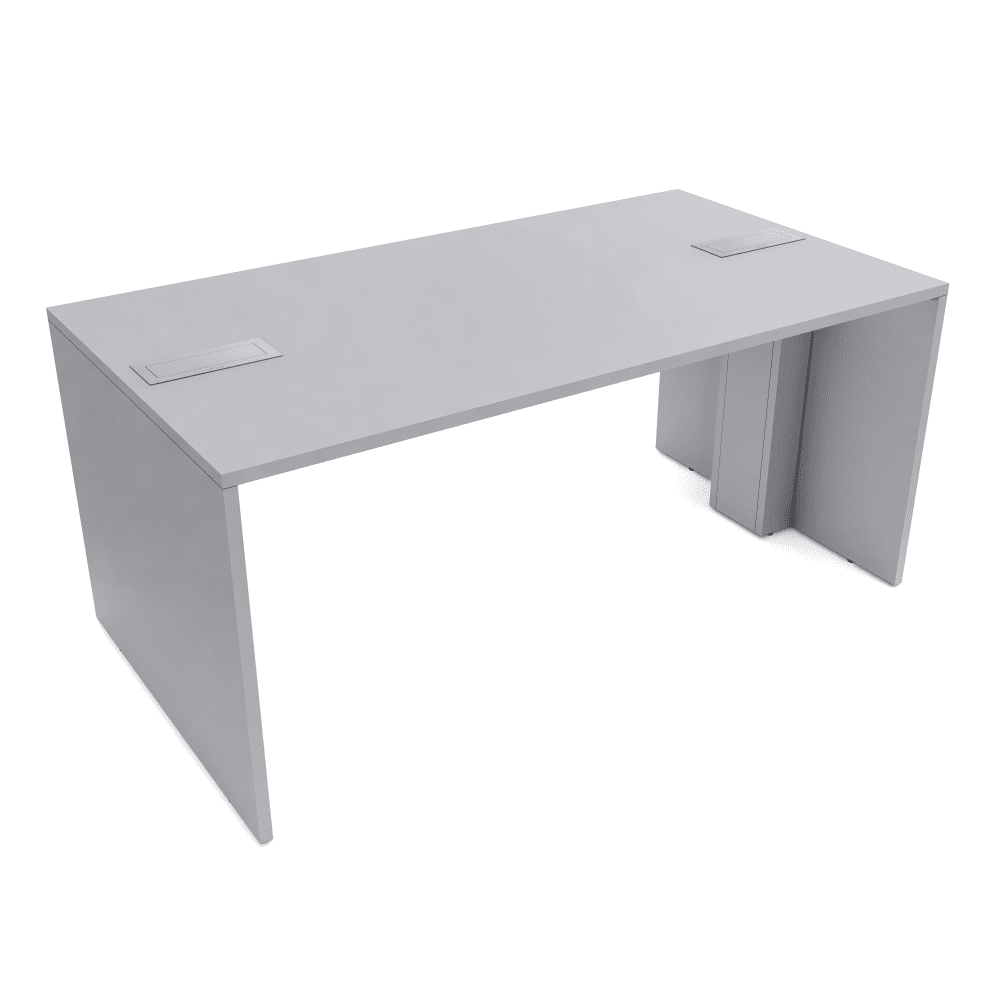 Wide Collaborative Table | 4 Person Face-To-Face Desk | 3x5 All ...