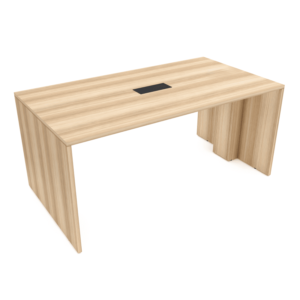Wide Collaborative Table | 4 Person Face-To-Face Desk | 3x5 All ...