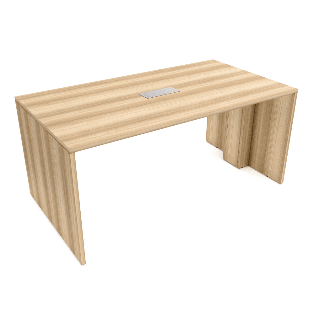 Wide Collaborative Table | 4 Person Face-To-Face Desk | 3x5 All ...