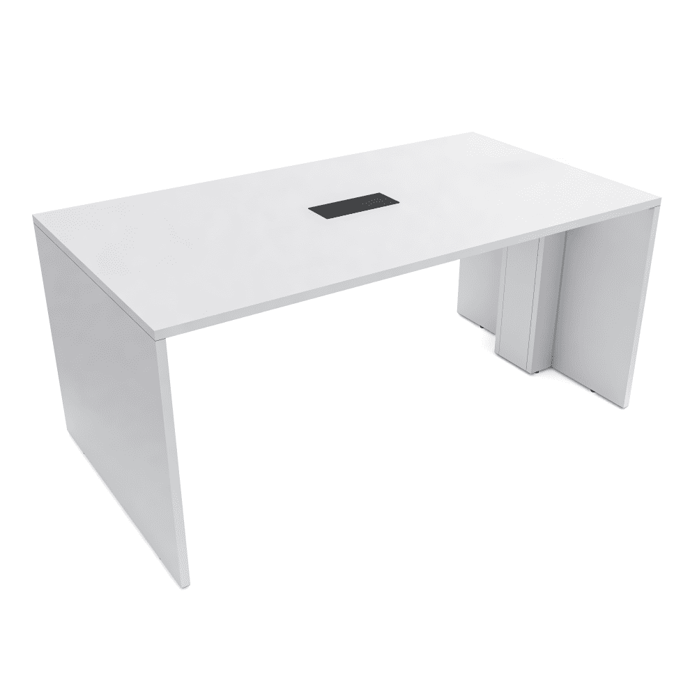 Wide Collaborative Table | 4 Person Face-To-Face Desk | 3x5 All ...