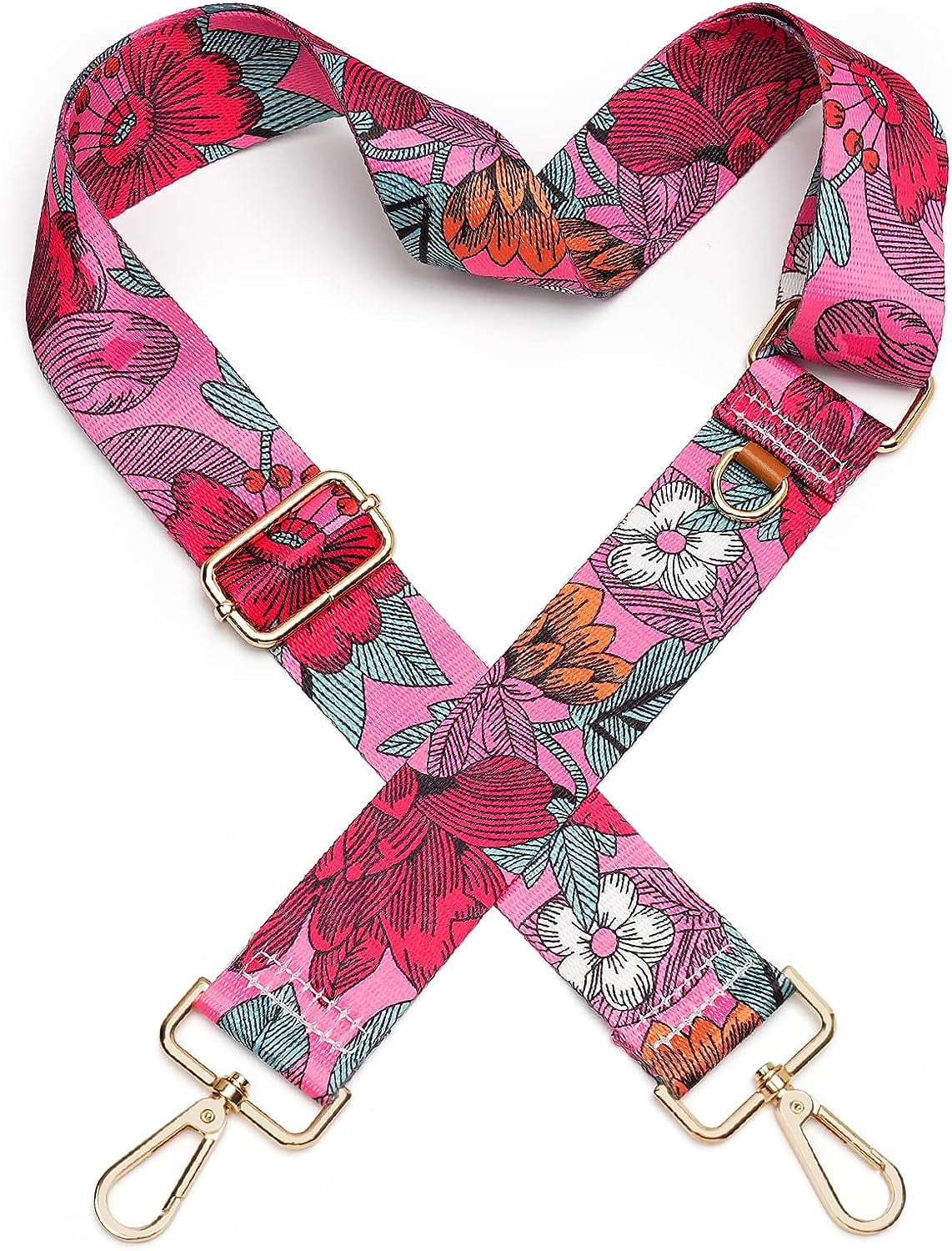 Wide Crossbody Purse Strap Replacement Adjustable Shoulder Guitar Multi ...