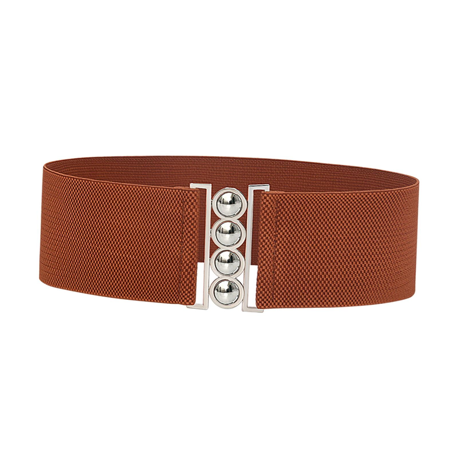 Segolike Wide Elastic Belt Dress Belt Simple Decoration Cinch Stretch ...