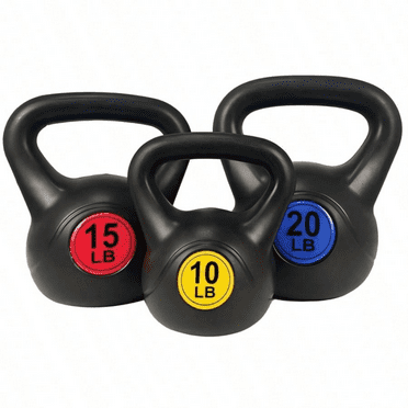 CAP, 35lb Neoprene Coated Kettlebell, Gray - Walmart.com