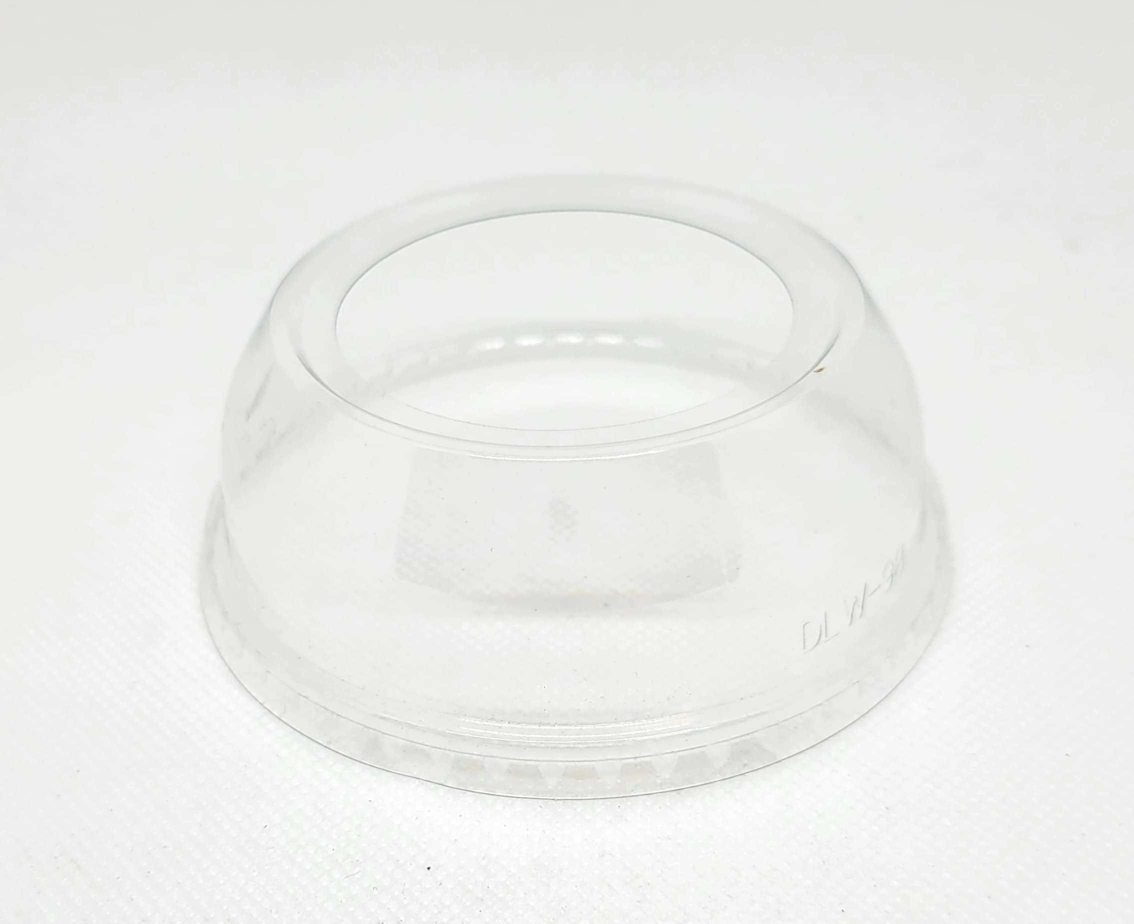 Wide Hole Dome Lid, PET 98mm Diameter Plastic Cold Cup Lids [Case of ...
