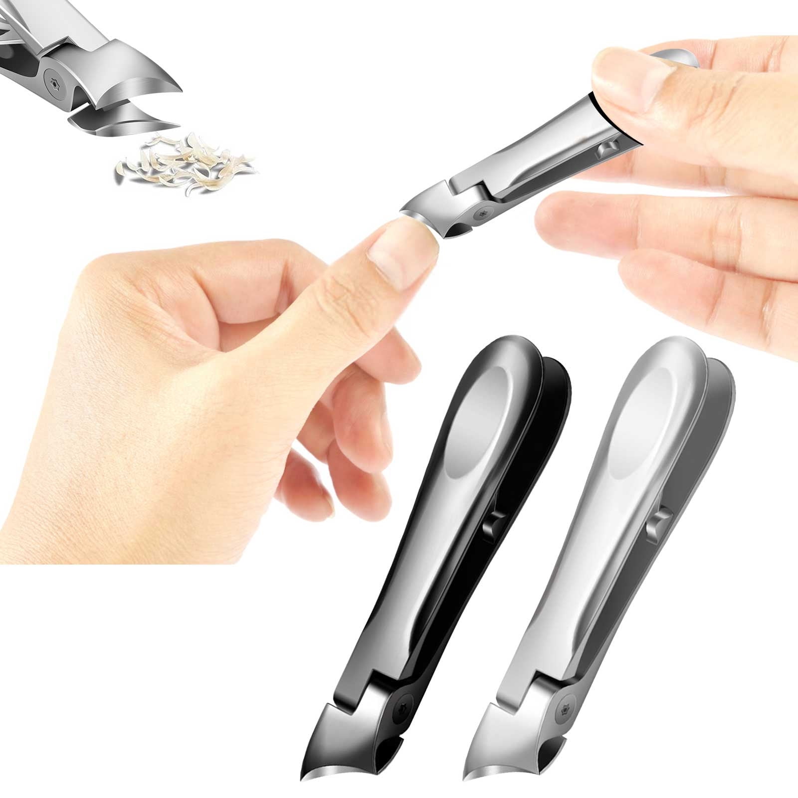 Wide Jaw Nail Clipper | Large Angled Stainless Steel Nail Pliers ...