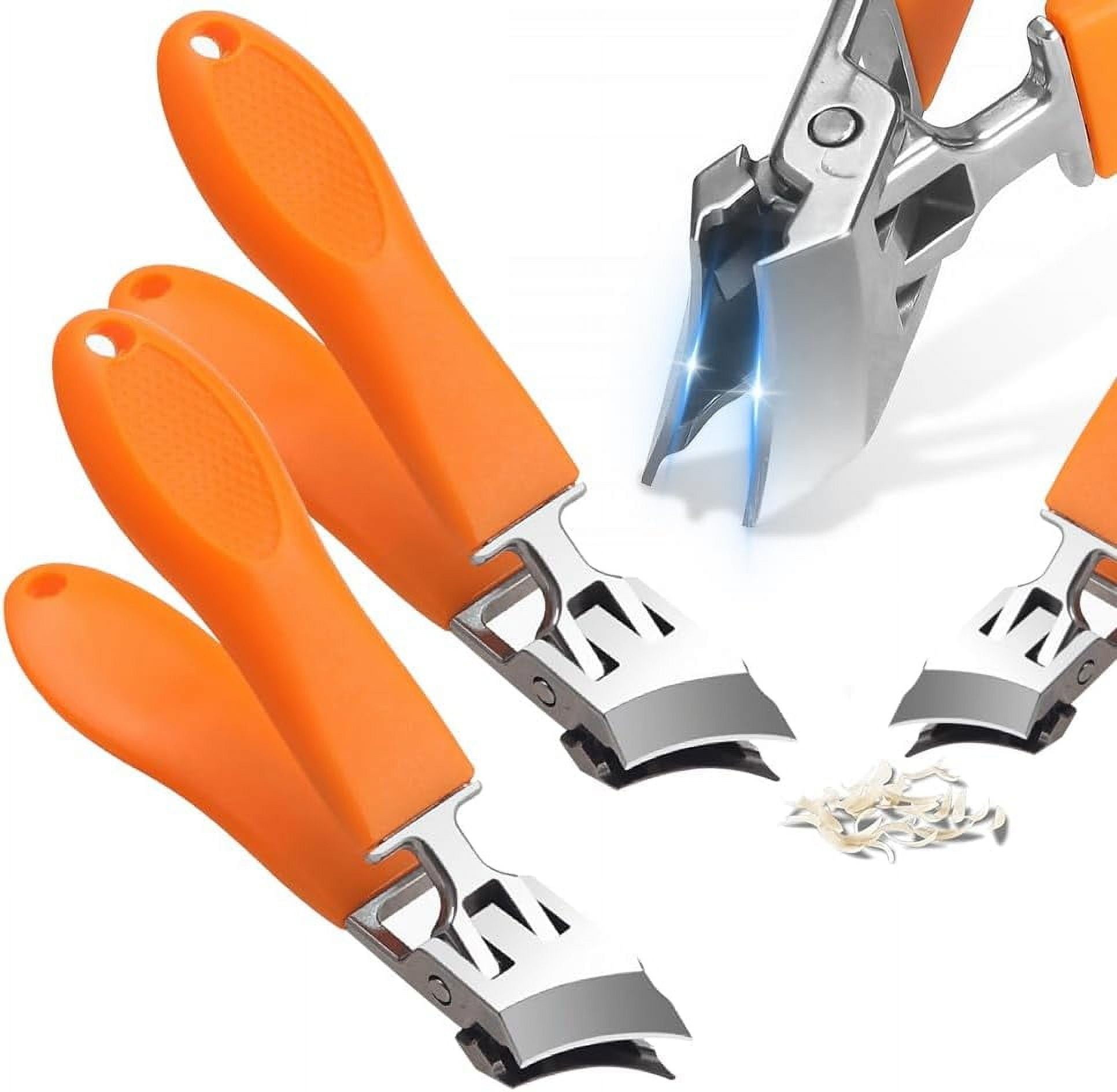 Wide Jaw Opening Anti-Splash Slanted Nail Clipper, 2025 Upgrade Ultra ...