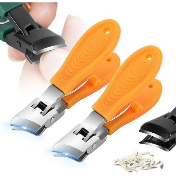 Wide Jaw Opening Anti-Splash Slanted Nail Clipper, 2026 New Heavy Duty ...
