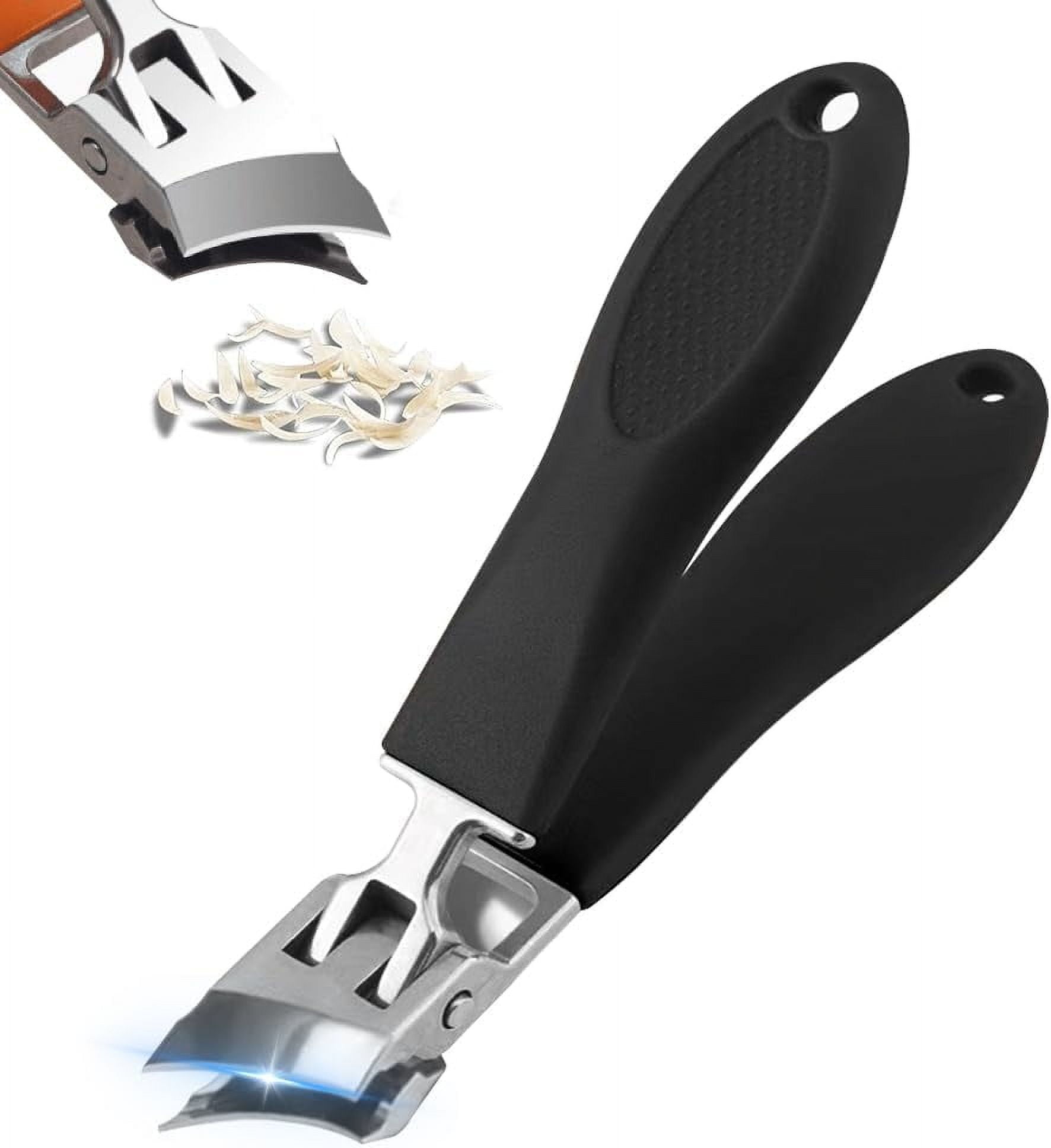 Wide Jaw Opening Anti-Splash Slanted Nail Clipper, Curved Toenail ...