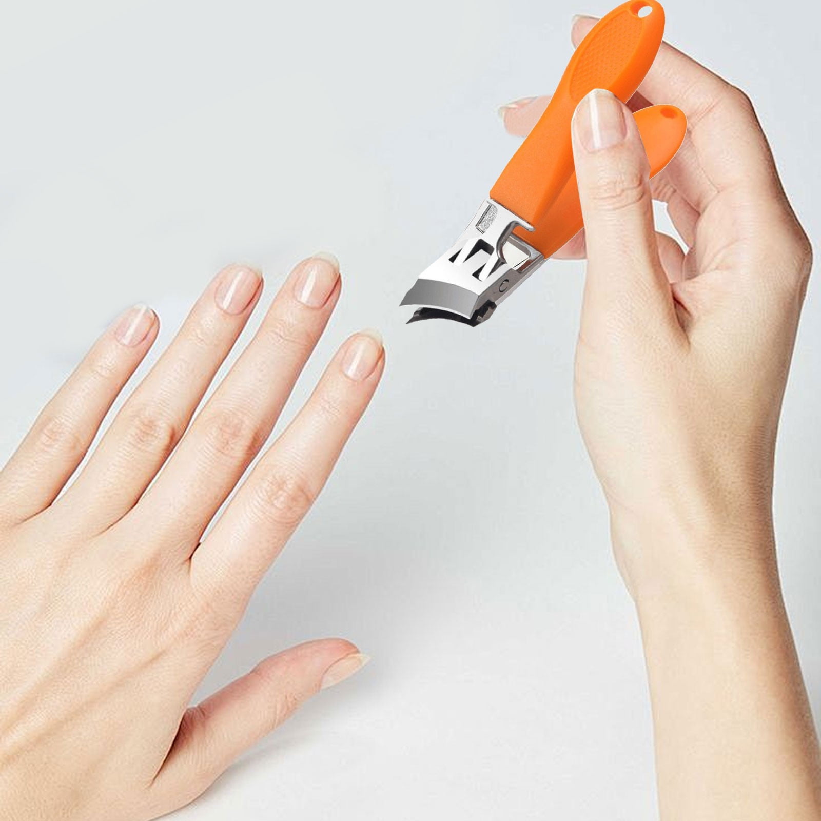 Wide Jaw Opening Anti-Splash Slanted Nail Clipper,Ultra Sharp Large ...