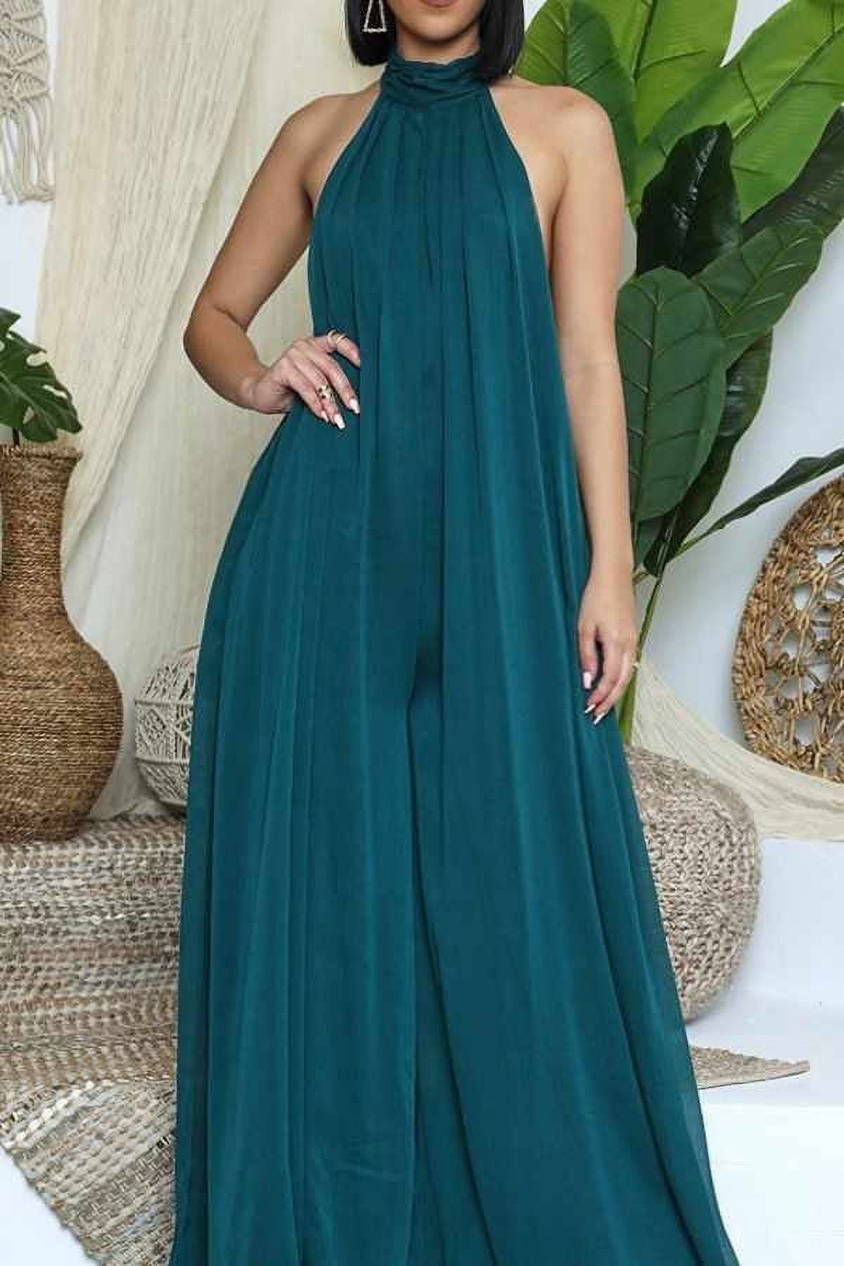Take A Look About Backless Jumpsuit Wide Leg