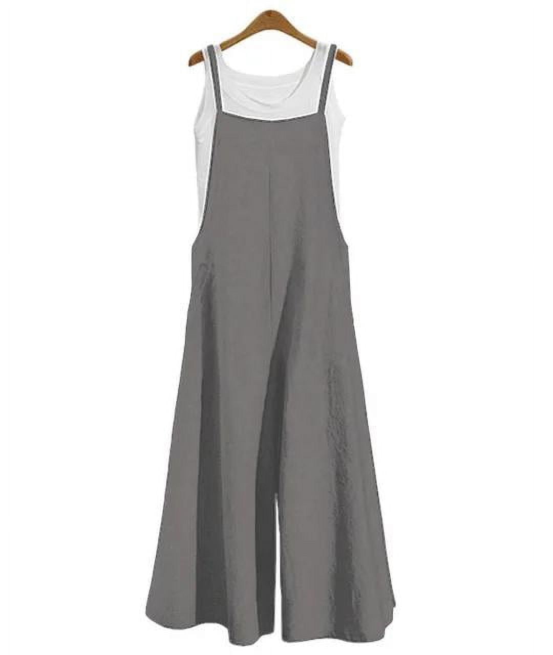 Wide Leg Loose Overalls Summer 6 Color Options Oversized S-5XL Slip ...