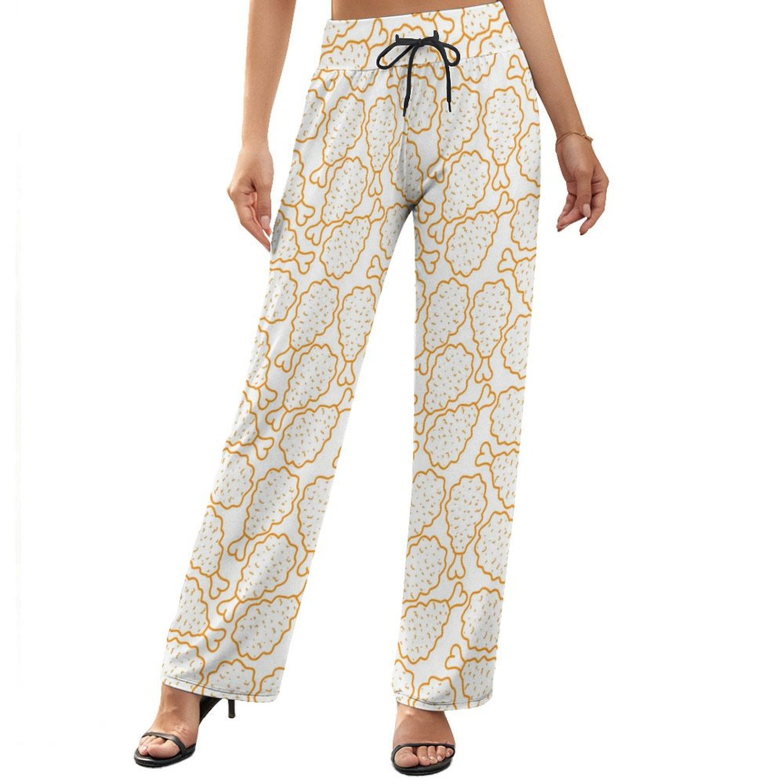 Wide Leg Pants Woman - Chicken Leg Loose High Waisted Palazzo Pants for ...