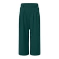 Wide Leg Pants Woman Solid Color High Waist Casual Versatile Pants Thin ...