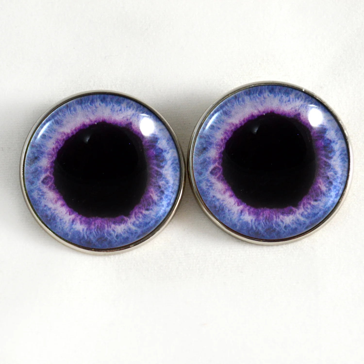 Wide Light Purple Fantasy Sew-On Button Glass Eyes - Walmart.com